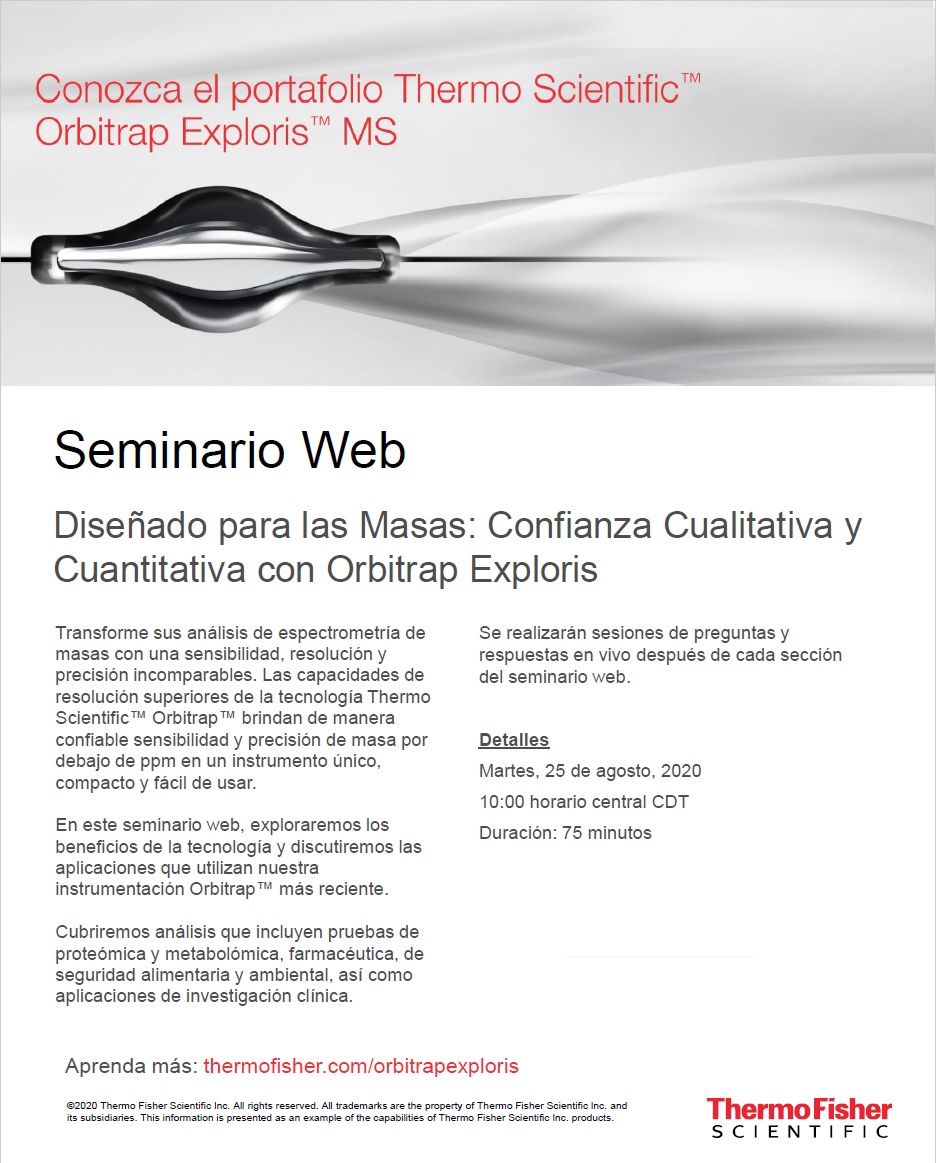 Invitación Especial: Presentación de la nueva línea Thermo Scientific ...